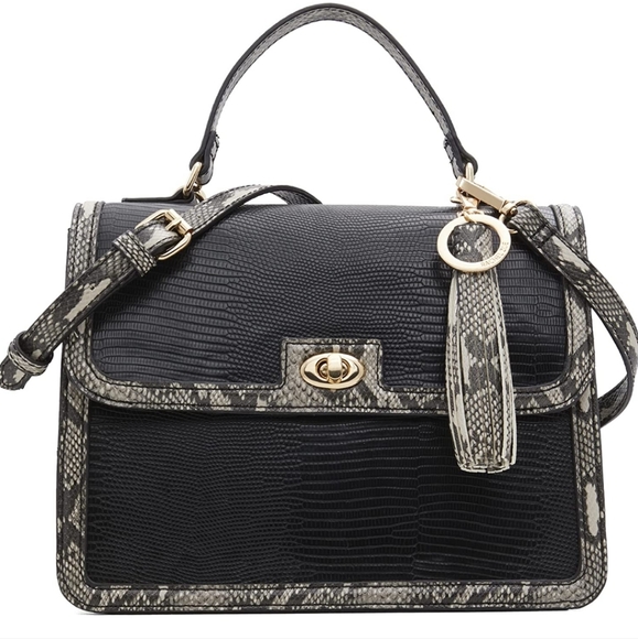 Rachel Zoe | Bags | Rachel Zoe Black Structured Iconic Preppy Classic ...